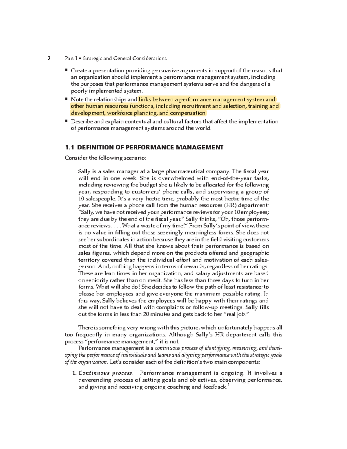 Performance Management 3rd Edition by Aguinis - 2 Part I • Strategic and General Considerations ...