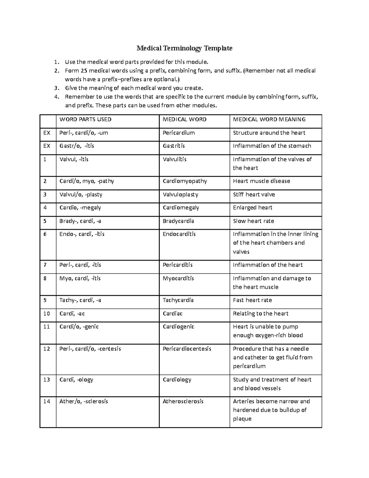 Cardiovascular System Module 1 - BIO 201 - Arizona College - Studocu