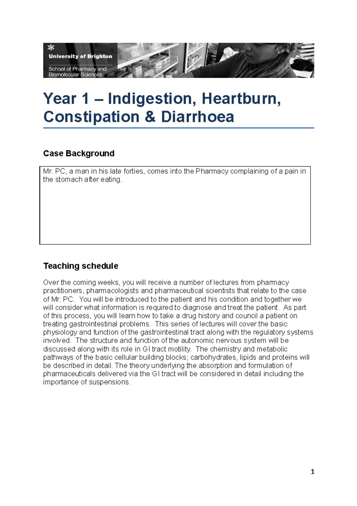 Indigestion Case Handbook 2022 ver 1 - Year 1 – Indigestion, Heartburn ...