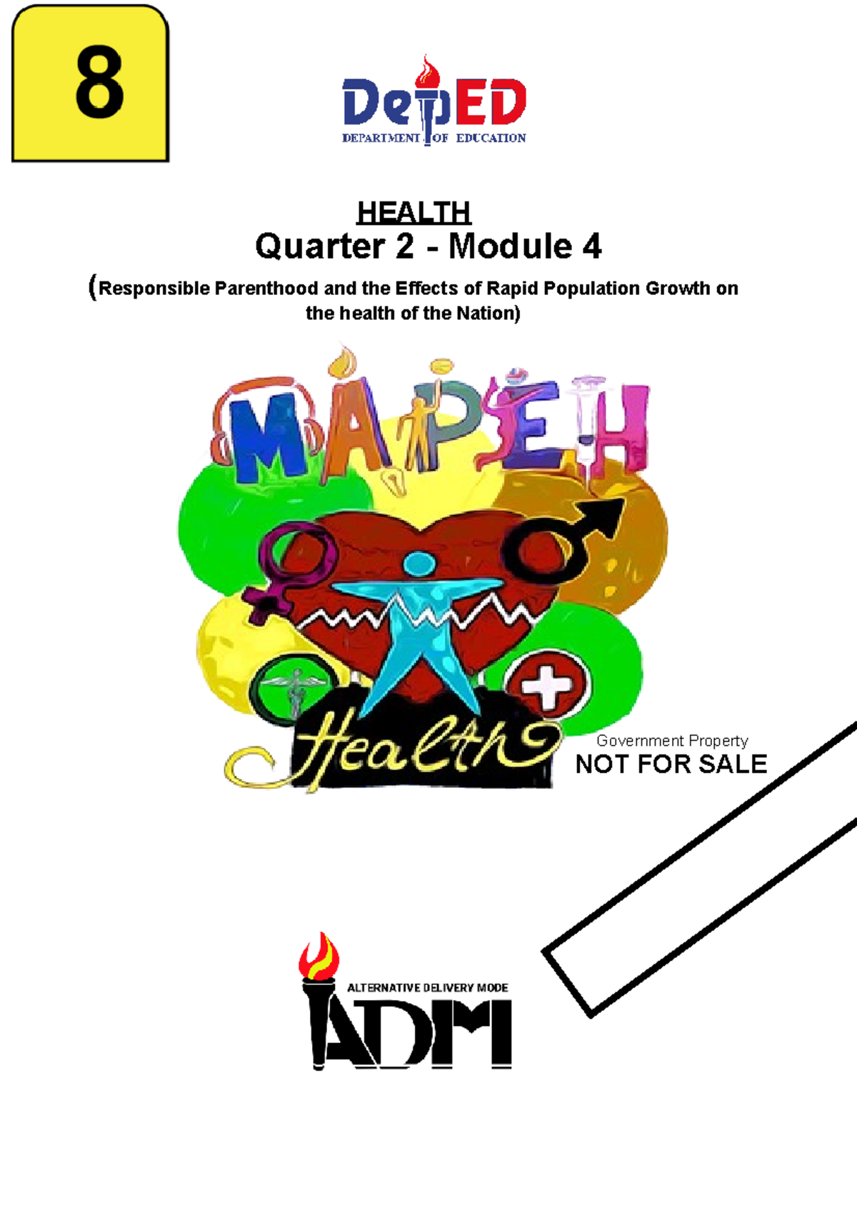 Q2 Mapeh 8 Module 4 - HEALTH Quarter 2 - Module 4 (Responsible ...
