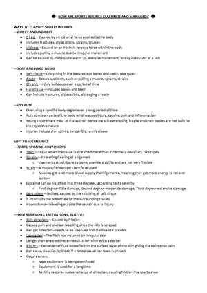 Pdhpe - HSC Notes Improving Performance (Option Two) - HOW DO ATHLETES ...