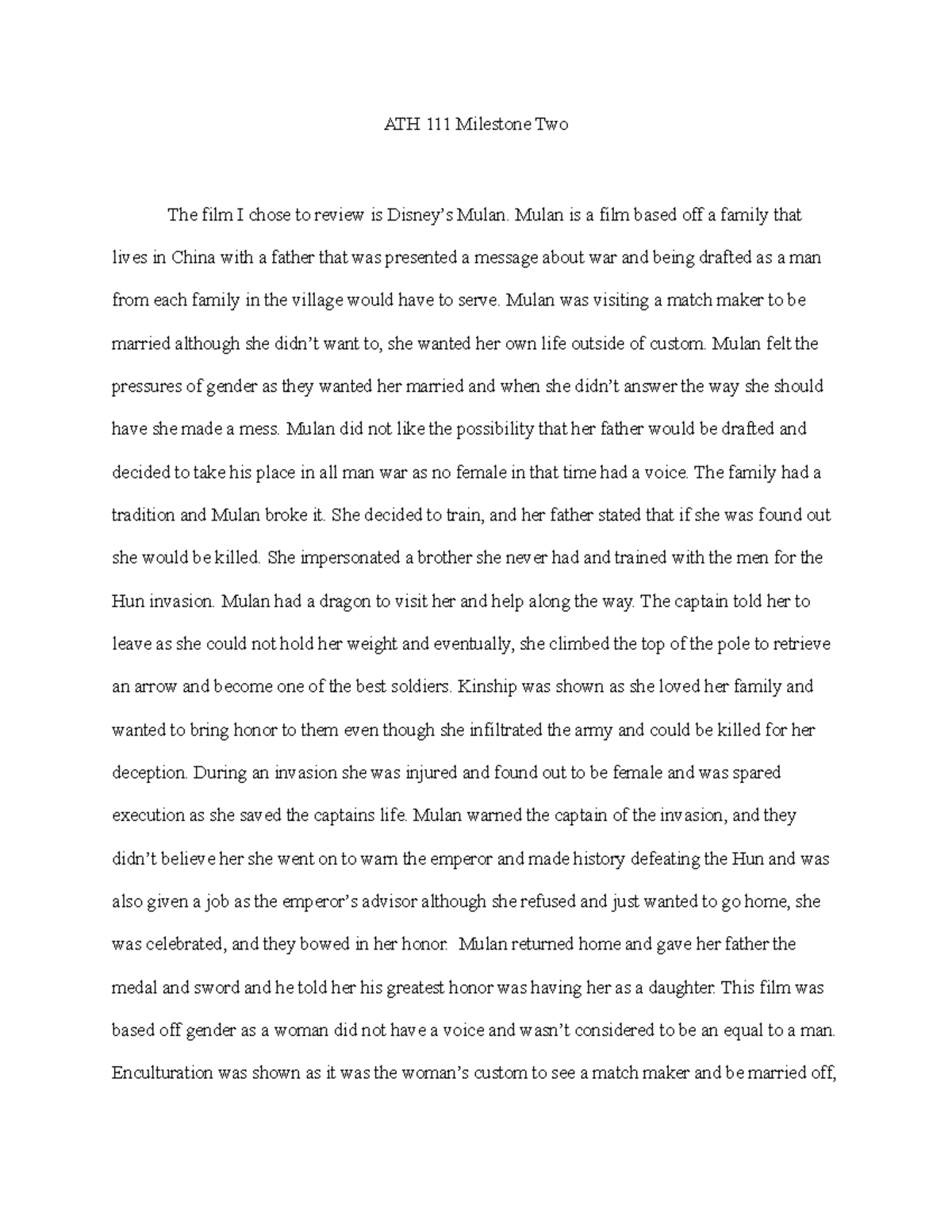 Review of Mulan: Gender Kinship and Enculturation in Ancient China ...