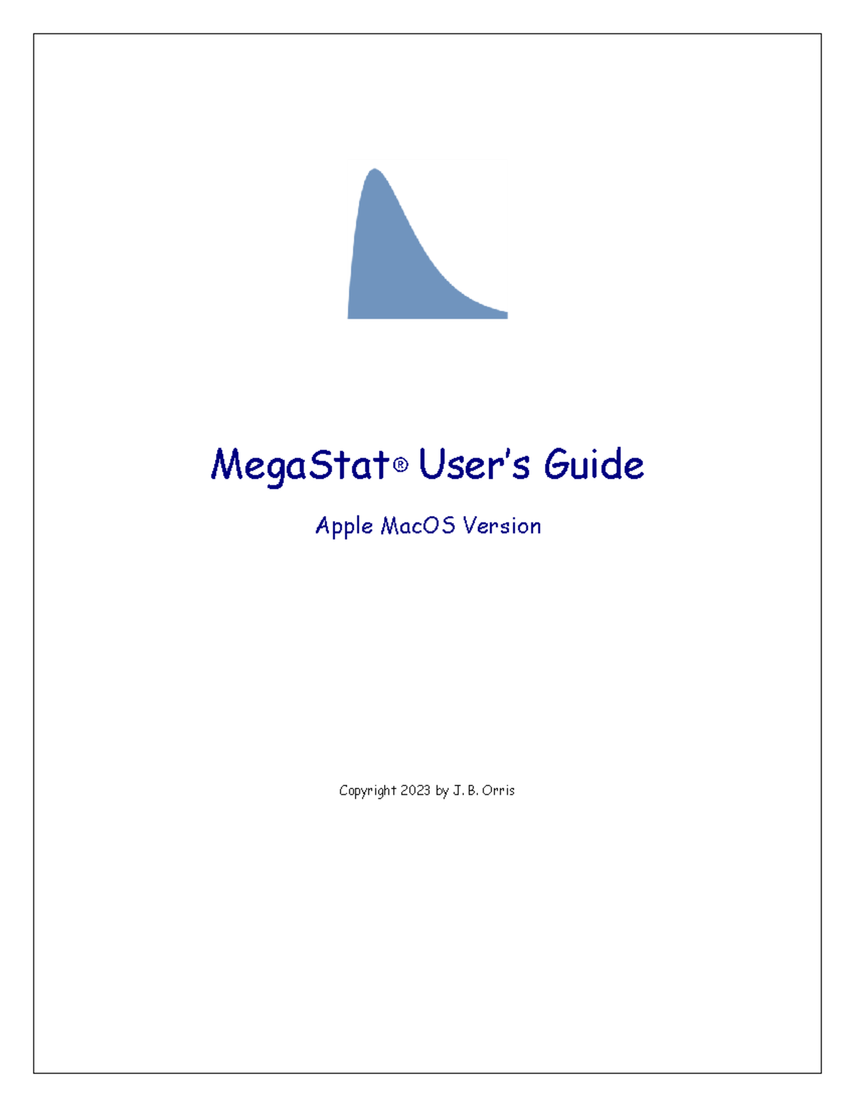 Mega Stat Users Guide Mac - MegaStat ® User’s Guide Apple MacOS Version ...