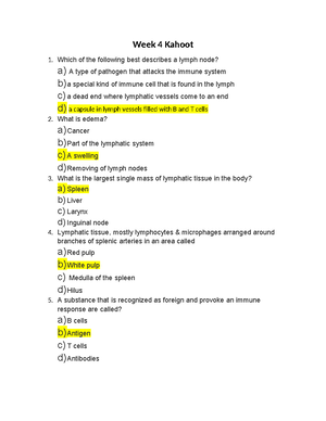 Week 6 Kahoot - Week 6 Kahoot 1. What 2 zones is the respiratory system ...