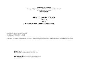 PL FN 02 - PLATE FOR ARCHITECTURE - CLOSEST PROVINCIAL CITY IS DAGUPAN ...