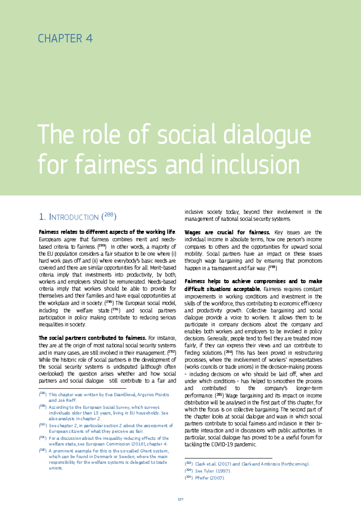 ESDE 2020 Chapter 4 - 234567yugv - CHAPTER 4 The role of social ...