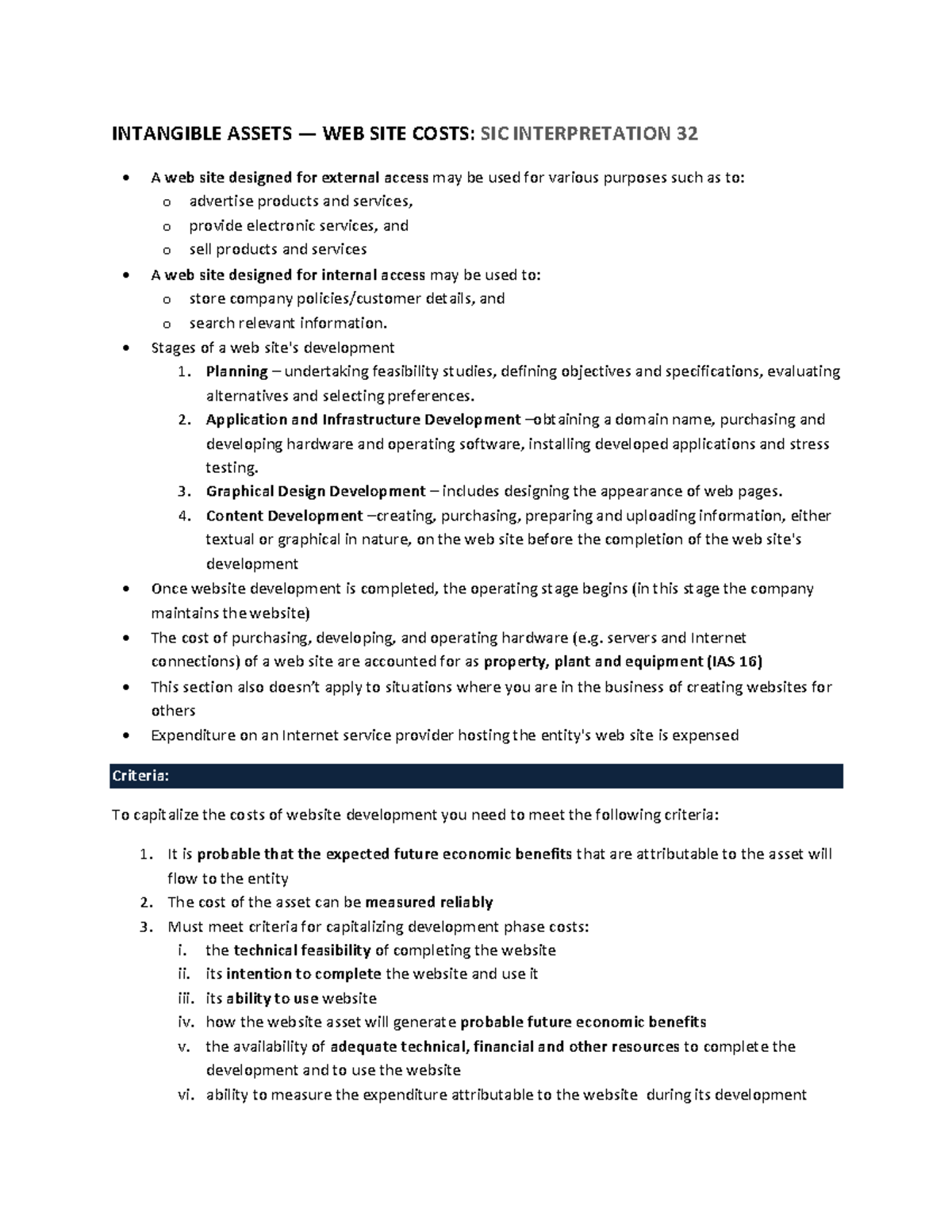Website - ifrs - These notes are by Sir Murtuza Quaid. - INTANGIBLE ...