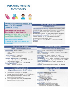 Clinical week 9 - Pecs - AMERICAN CAREER COLLEGE – ADN PROGRAM - NURS ...