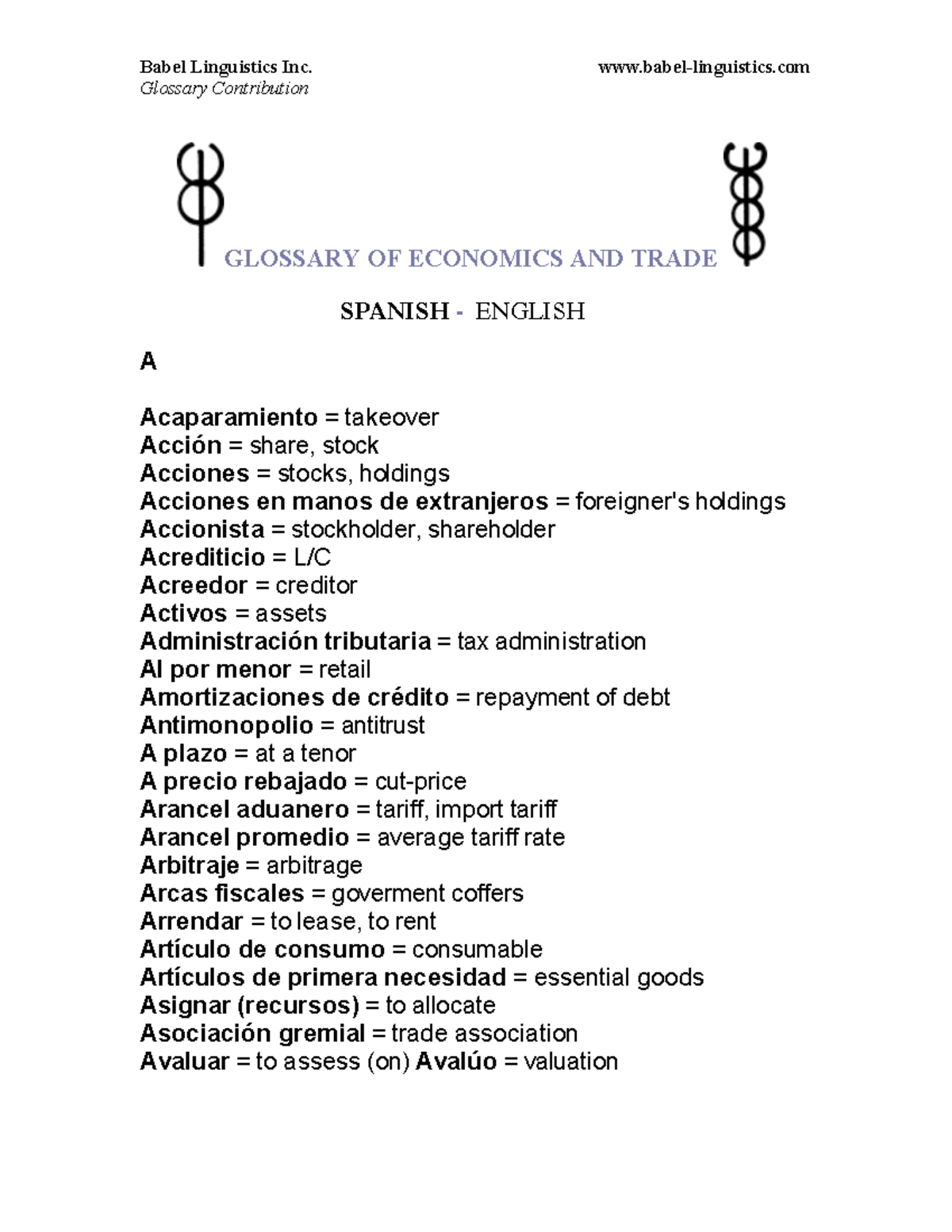 Glossary-Economics - glosario - Glossary Contribution GLOSSARY OF ...
