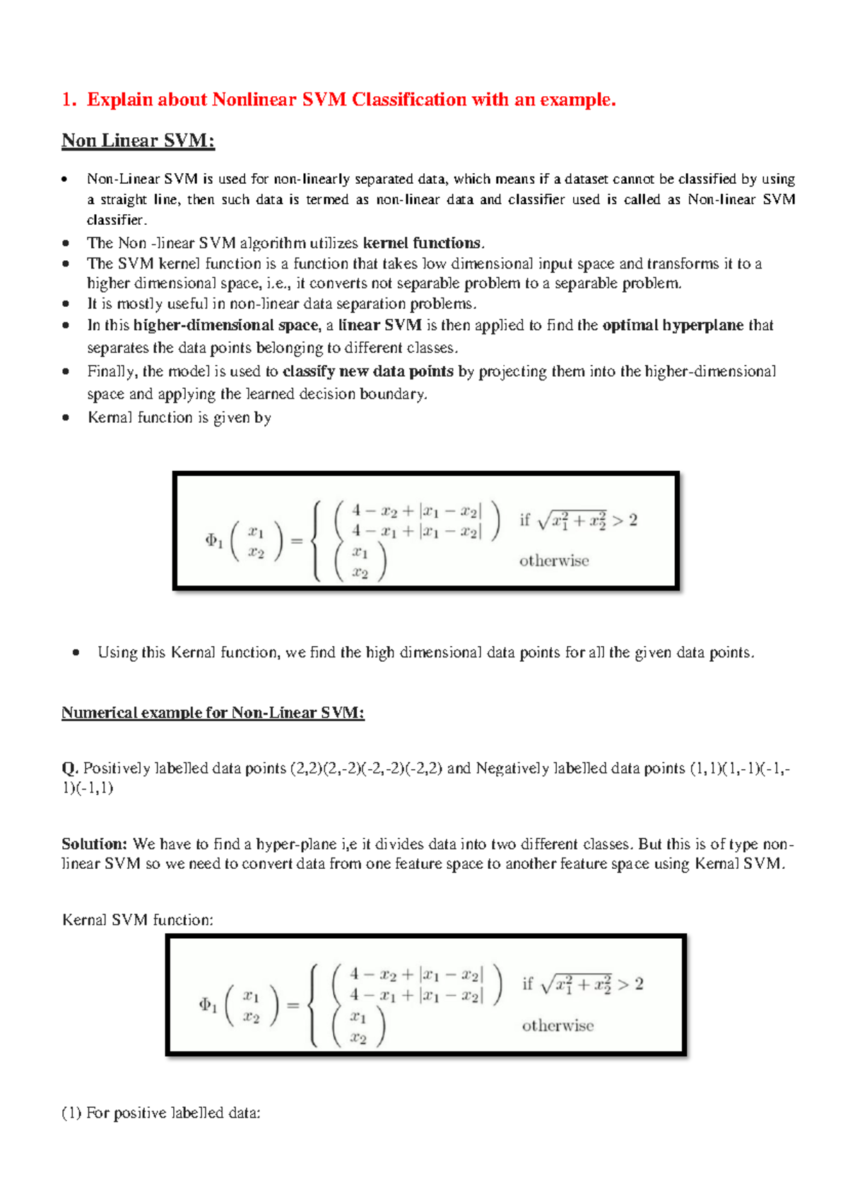 ML unit-3 answers - 1. Explain about Nonlinear SVM Classification with ...