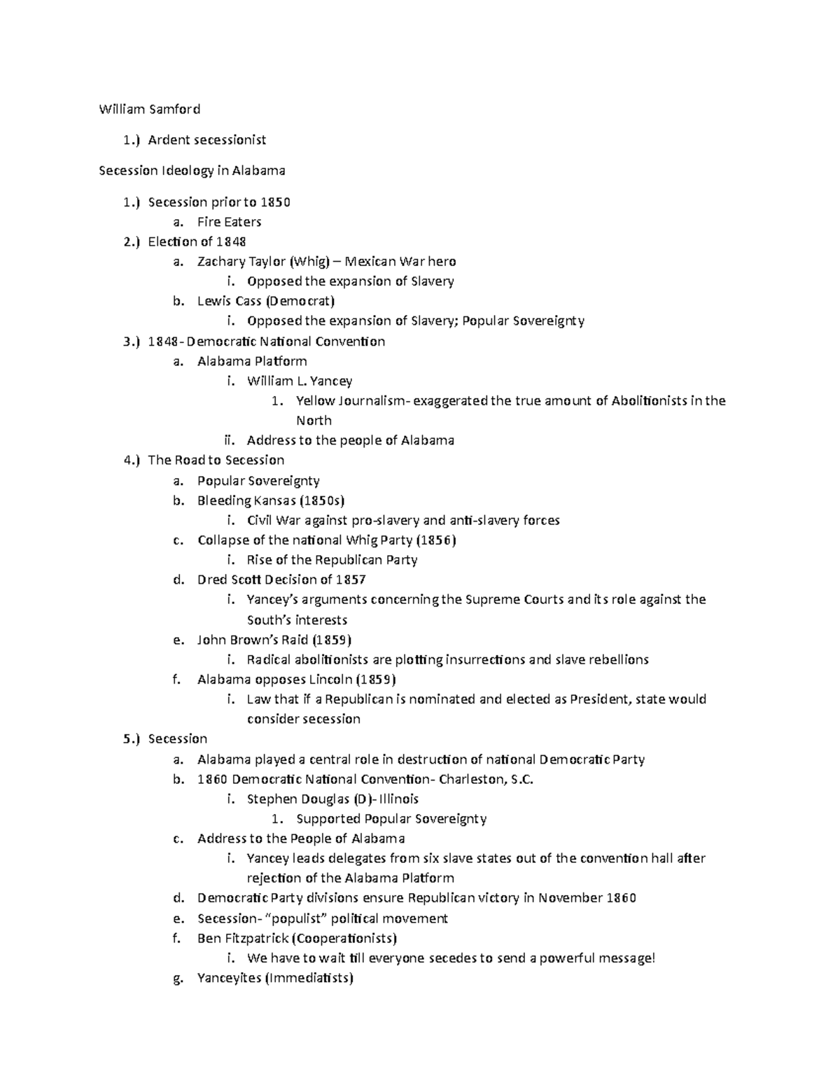 February 22 Exam II Begininning-Discussion and Notes; Lecture - William ...