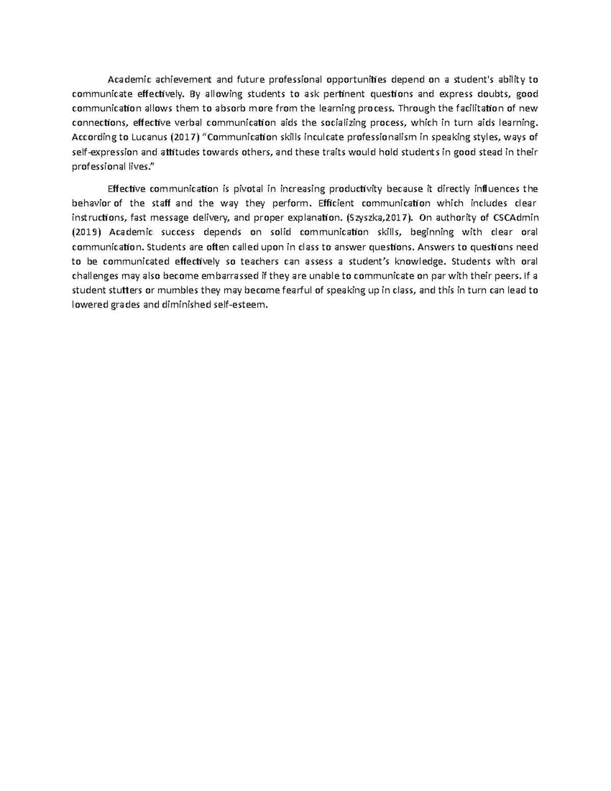 Rrl communicative performance skills and its relation to Oral ...