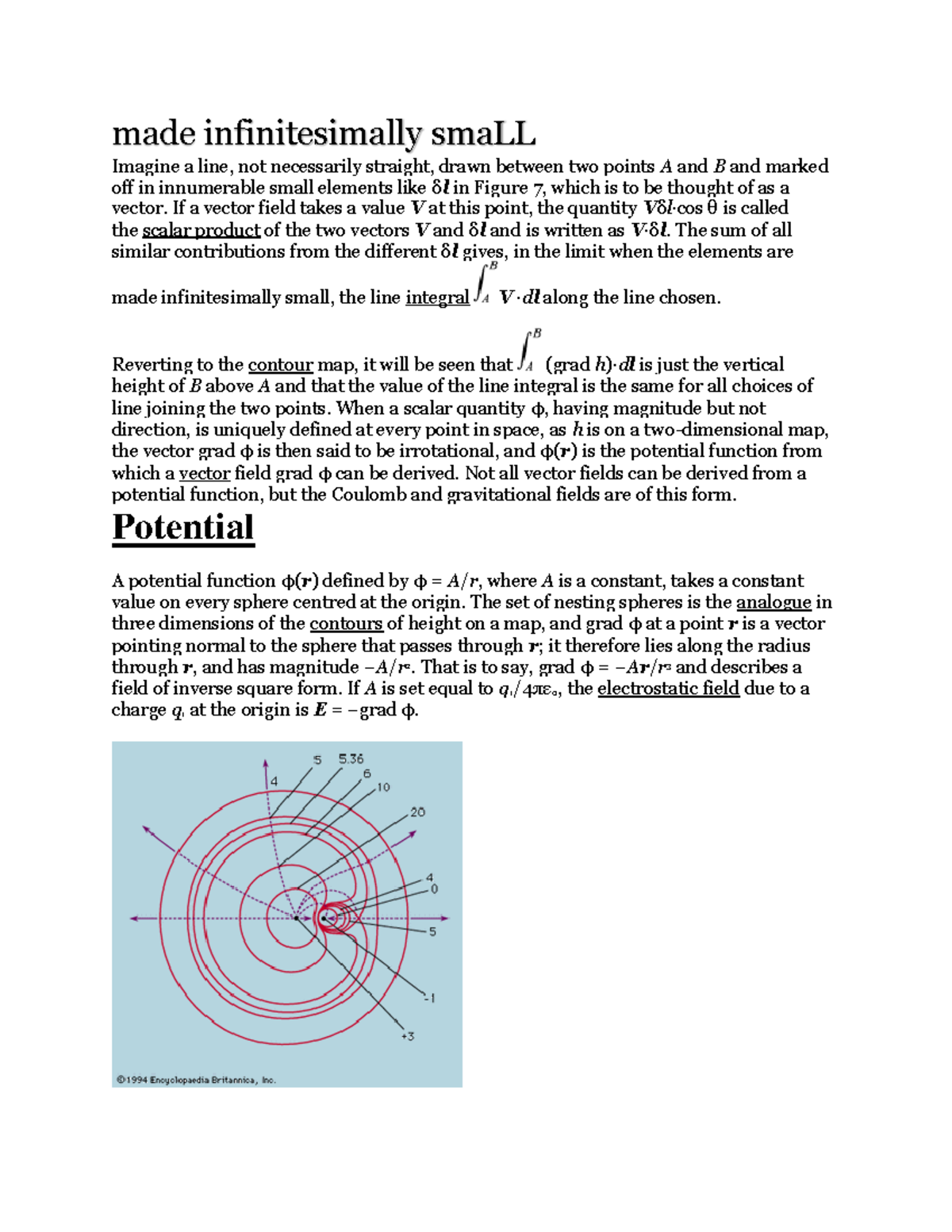 Made infinitesimally sma LL - made infinitesimally smaLL Imagine a line ...