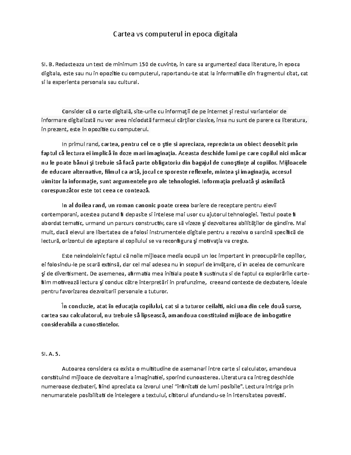 437178378 Cartea vs Computerul in Epoca Digitala - Cartea vs computerul ...