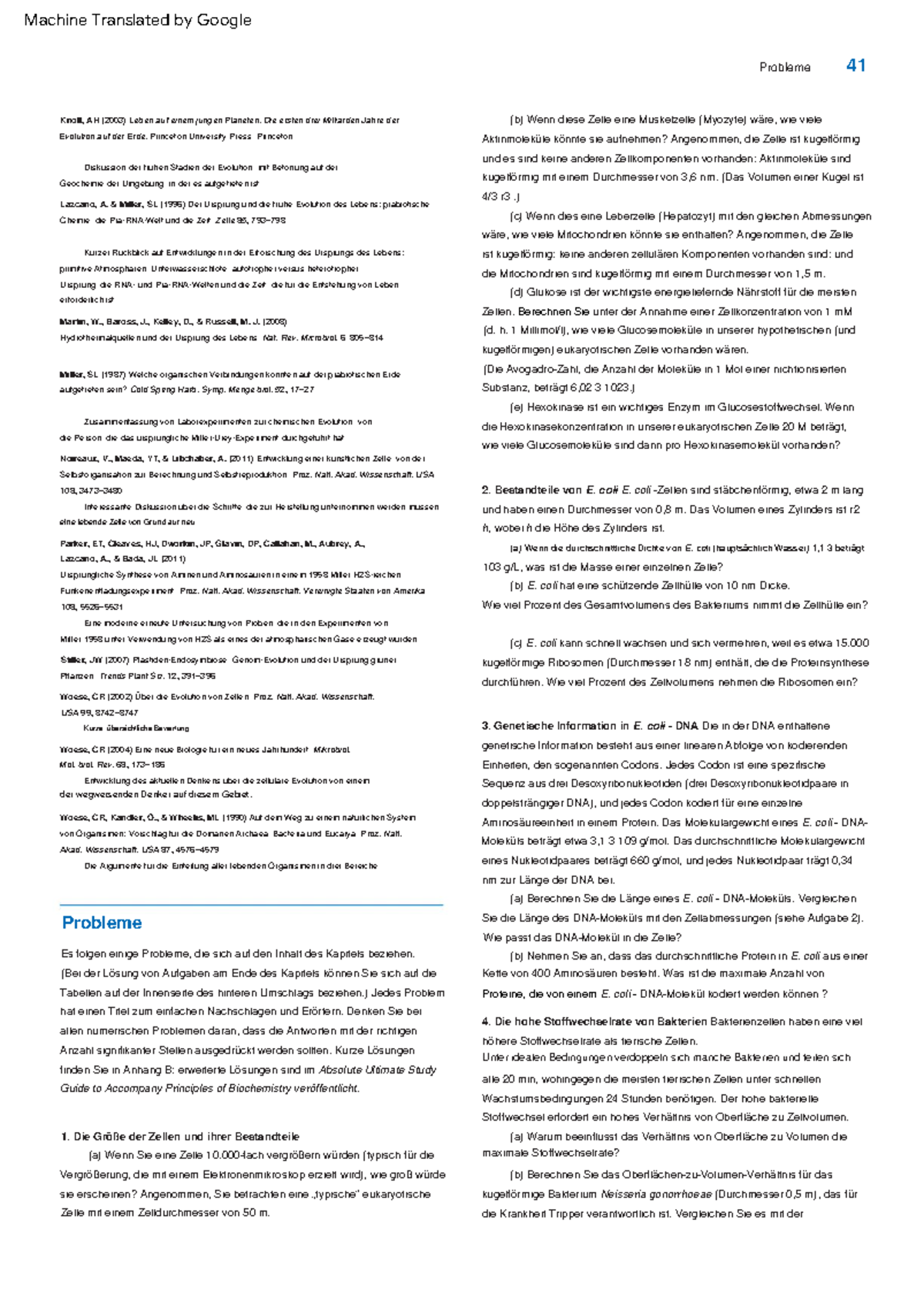 01-47 - jghjg - 41 Probleme ####### Probleme (b) Wenn diese Zelle eine ...