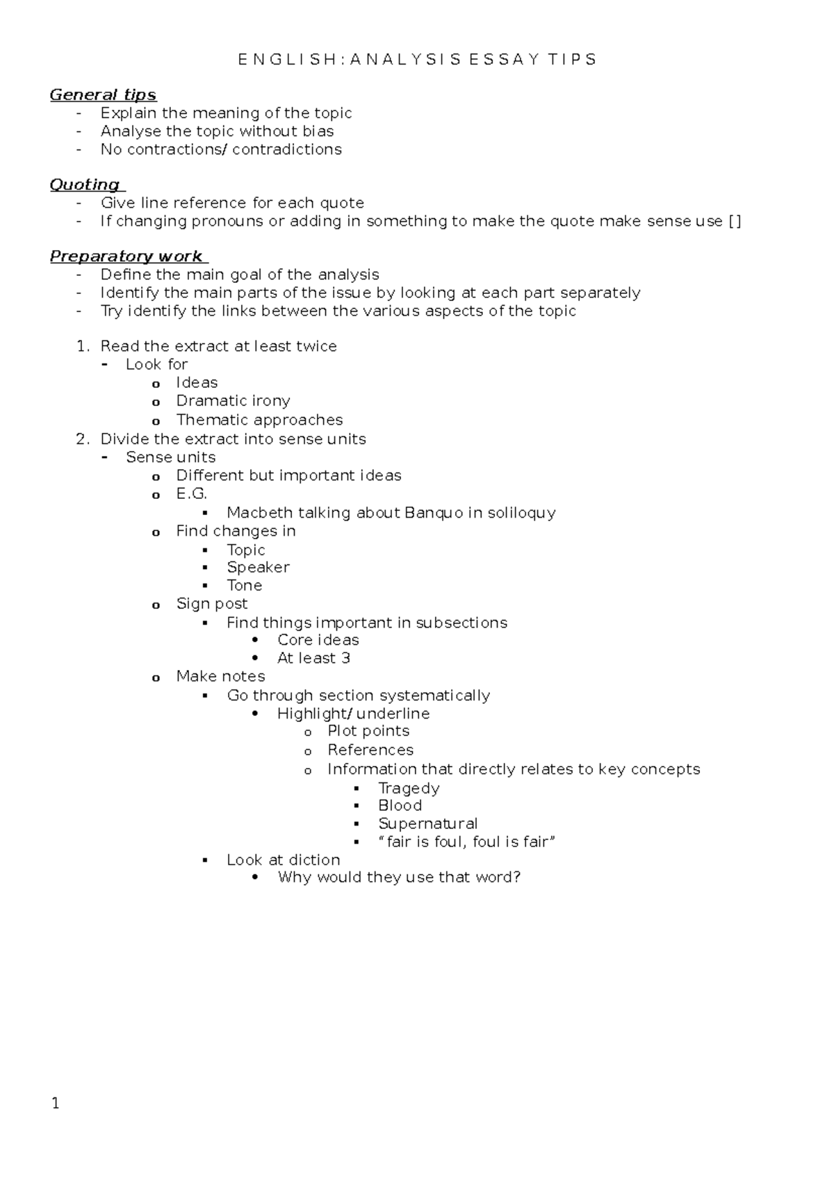 Analysis Essay Tips For English Essays E N G L I S H A N A L Y S I analysis-essay-tips-for-english-essays-e-n-g-l-i-s-h-a-n-a-l-y-s-i
