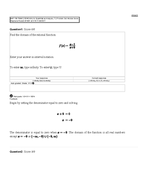 MAT 136 Discussion-6-1 - For a certain company, the cost function for ...