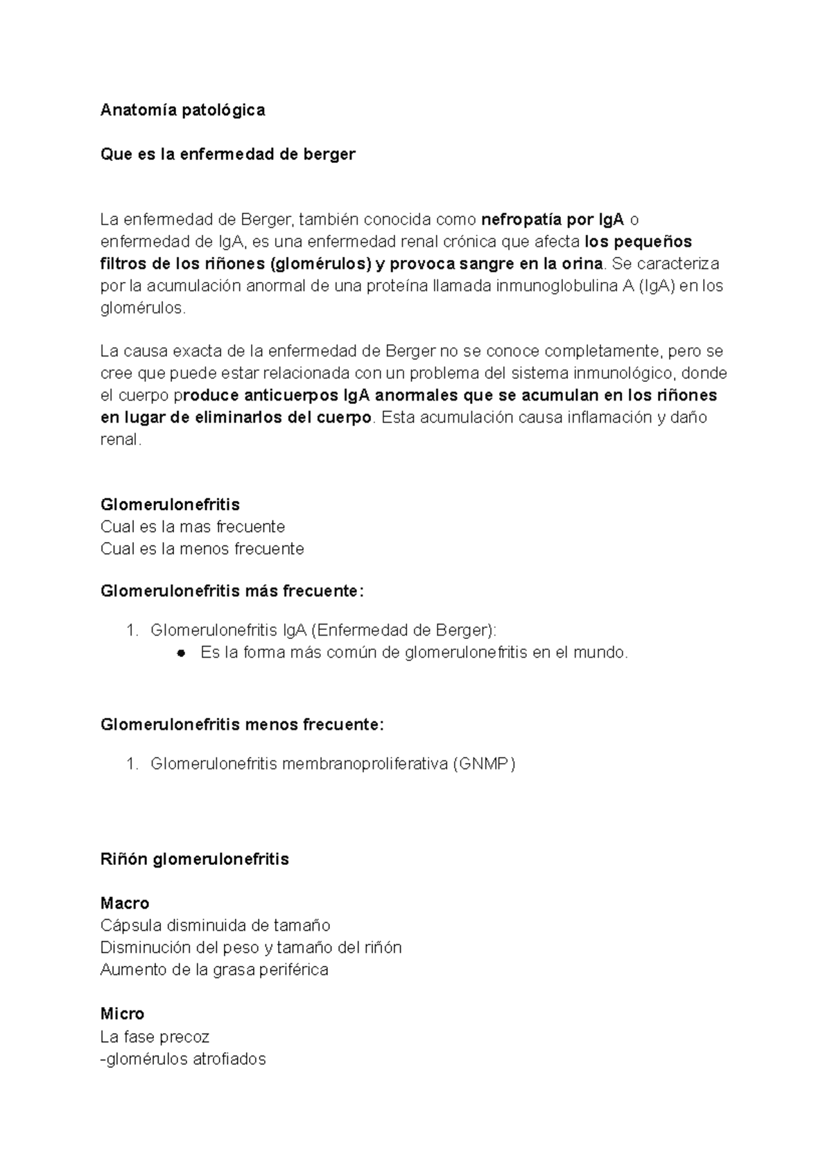 Anatomia patológica - Apuntes - Anatomía patológica Que es la ...