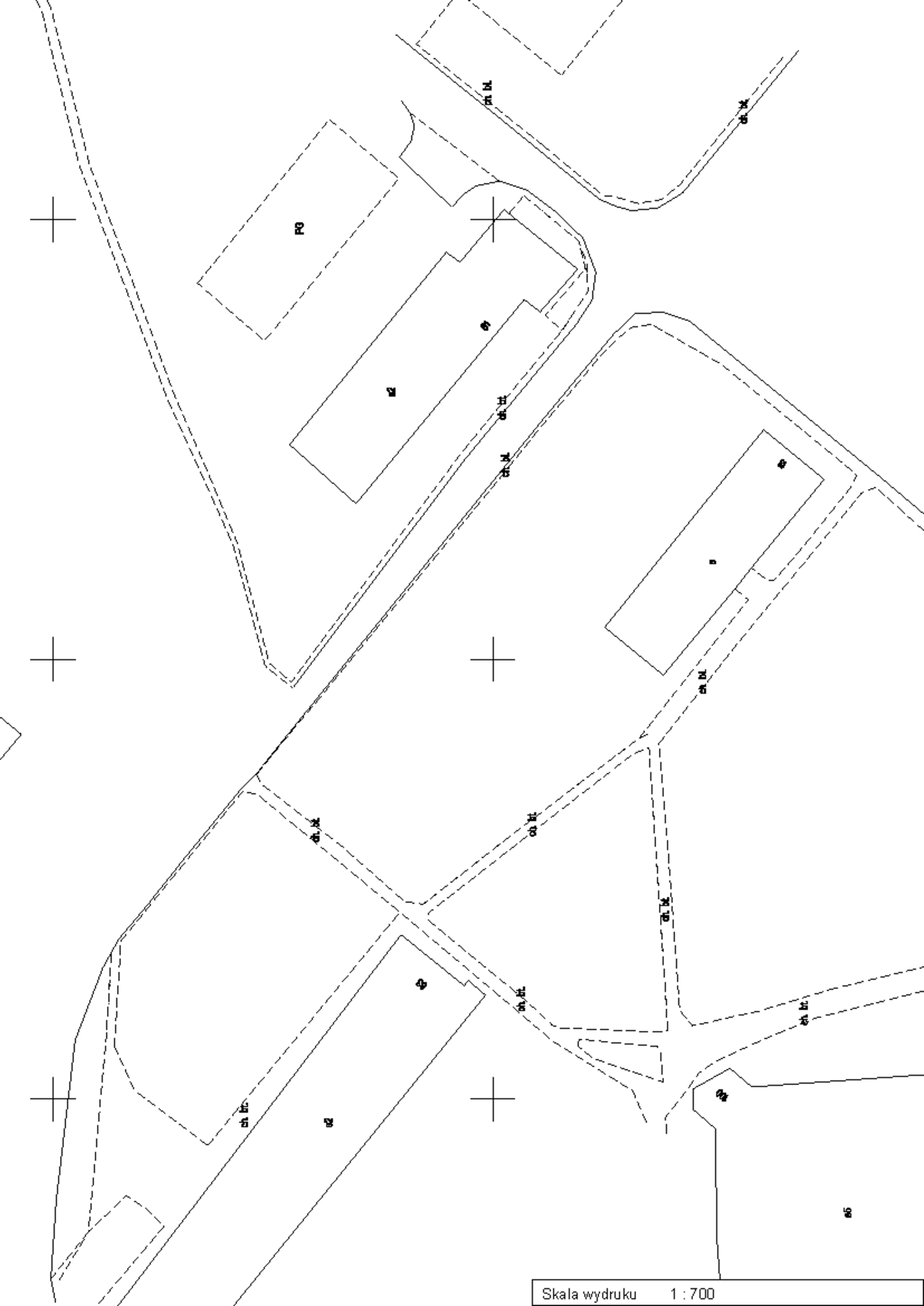 Wydruk - notatki - Geodezyjne Pomiary Szczegółowe - Skala wydruku 1 ...