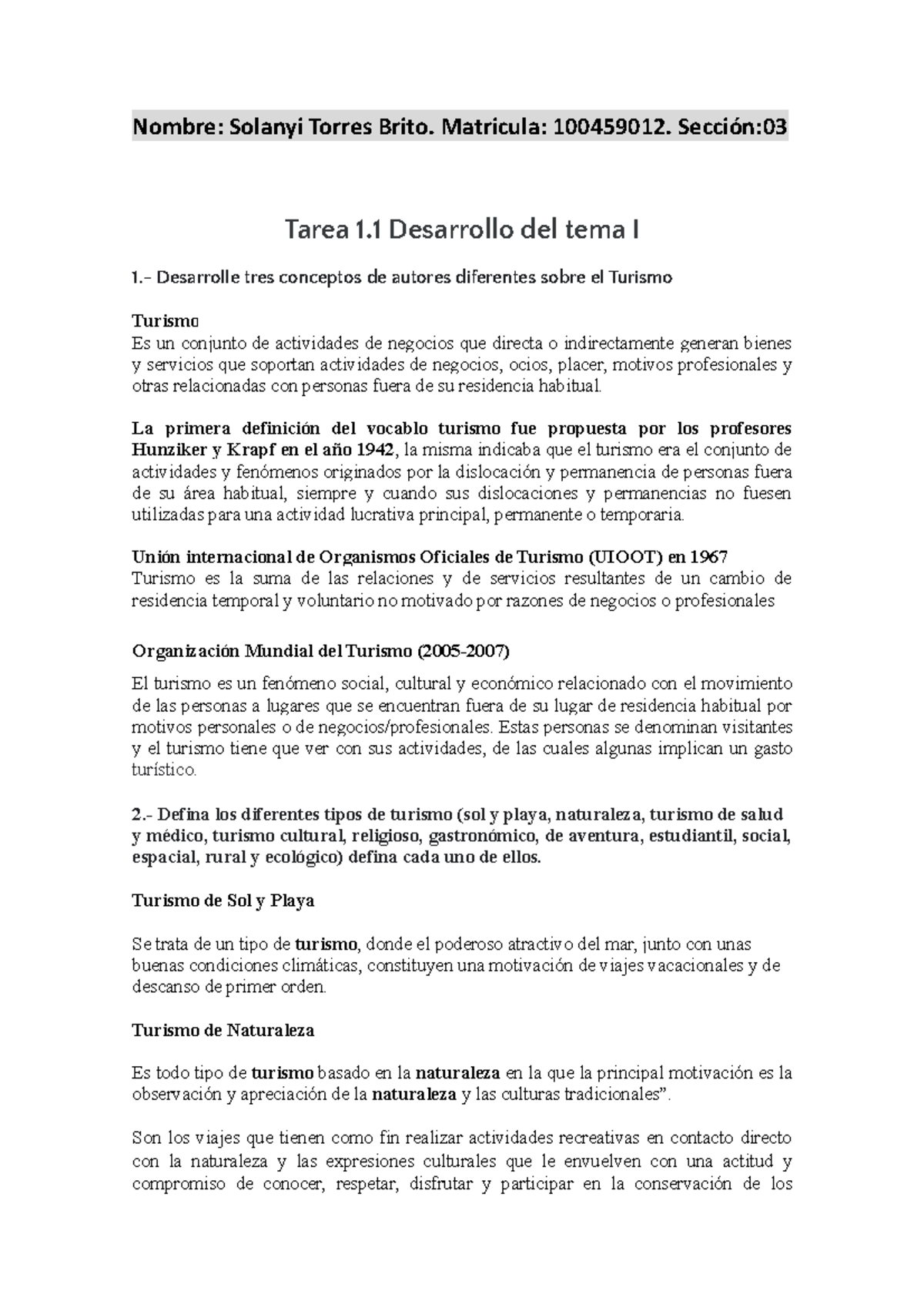 Tarea 1 Legislacion Solanyi Torres - Nombre: Solanyi Torres Brito ...