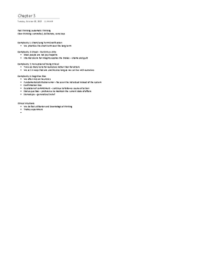 Ethics Chap 4Notes - Notes taken during Berry's lecture (fall 2023) on ...