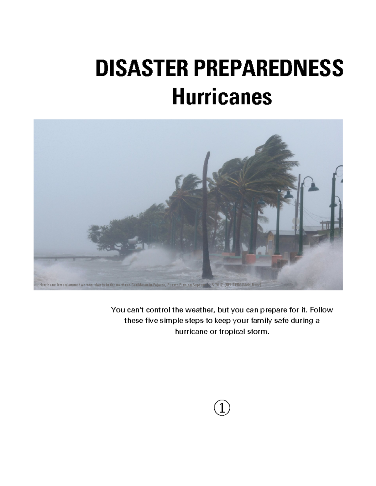 Disaster preparedness full paper with information - DISASTER ...