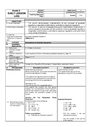 Algebra Cheat Sheet - Basic Properties and Facts Arithmetic Operations ab + ac = a (b + c) a ( b ...