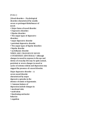 Chapter 3 Lecture Notes - Classification and Assesment of Abnormal ...