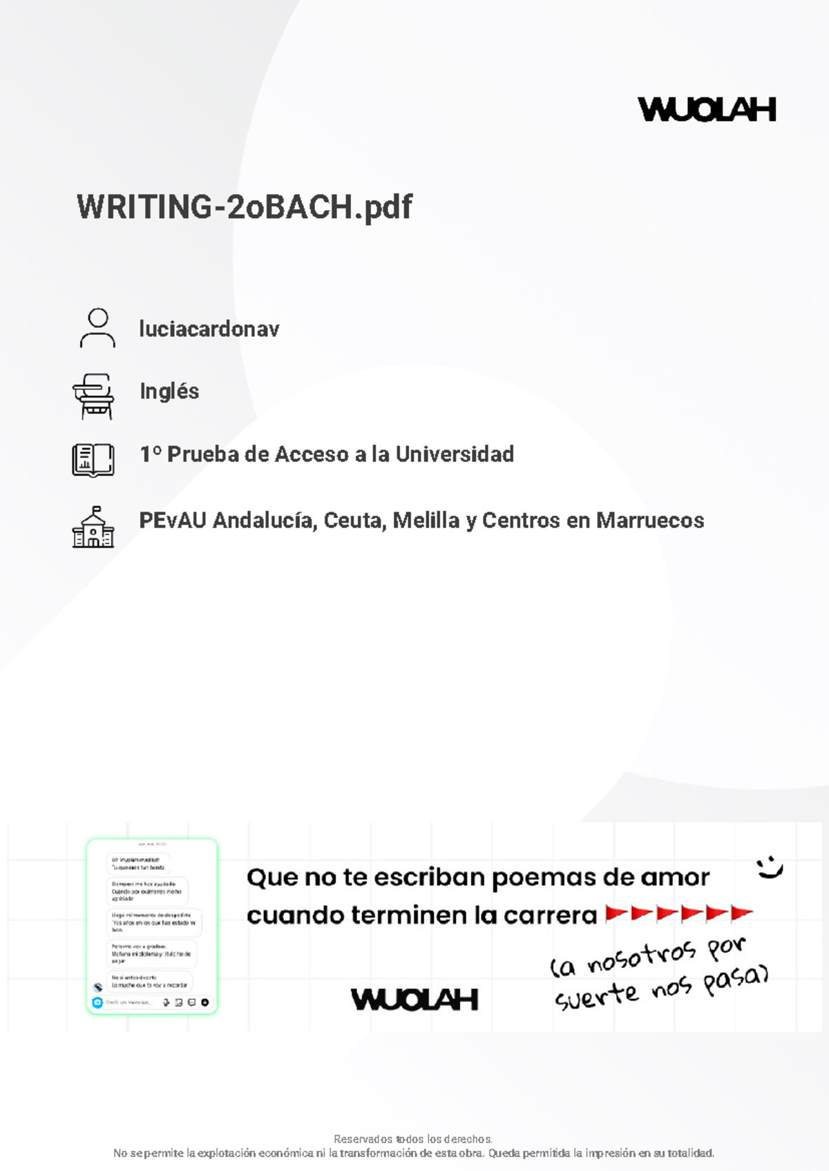 Wuolah-free- Writing-2o BACH - WRITING-2oBACH luciacardonav Inglés 1º ...