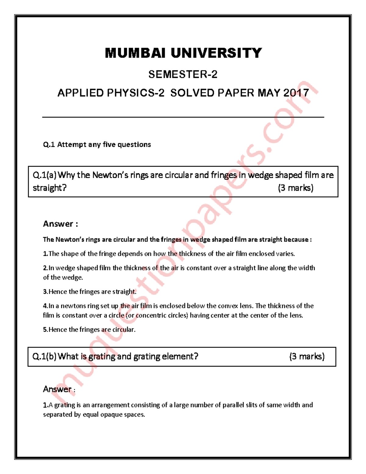 Be first-year-engineering semester-2 2017 may applied-physics-ii-cbcgs - MUMBAI UNIVERSITY ...