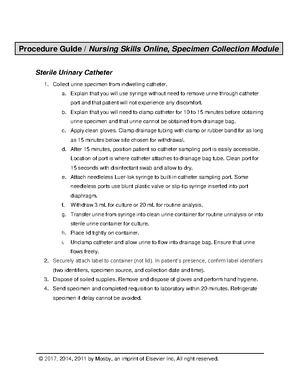 Female specimen collection - Verify the health care provider’s orders ...