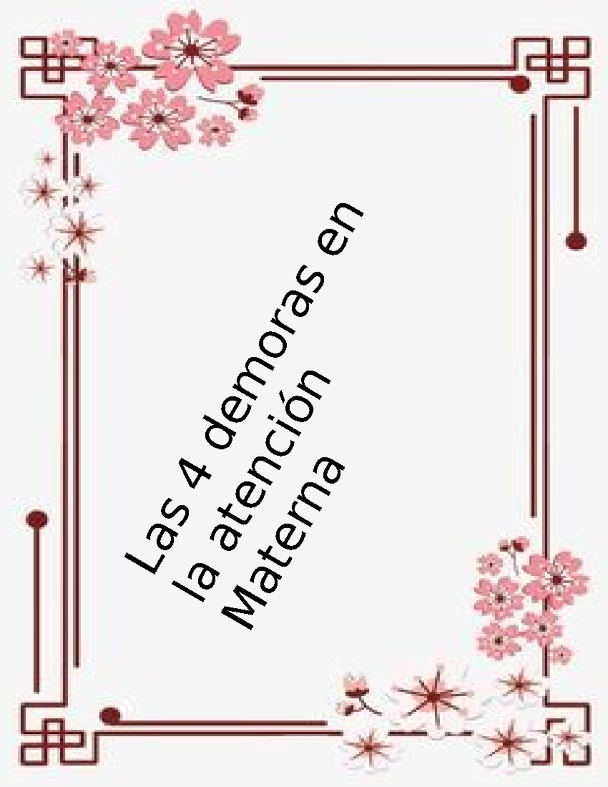 Las 4 Demoras en la atencion materna - Las 4 demoras en la atención ...