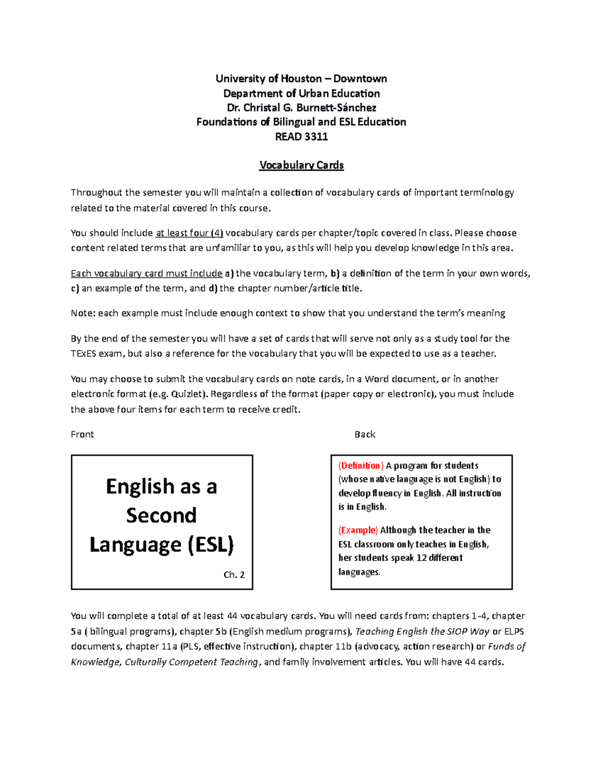 Vocabulary Card Guidelines(1) - University of Houston – Downtown ...