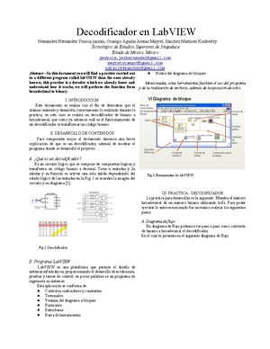 Practicas 6,7,8 de practicas en Labview donde me muestra la simulación - Introducción a la ...