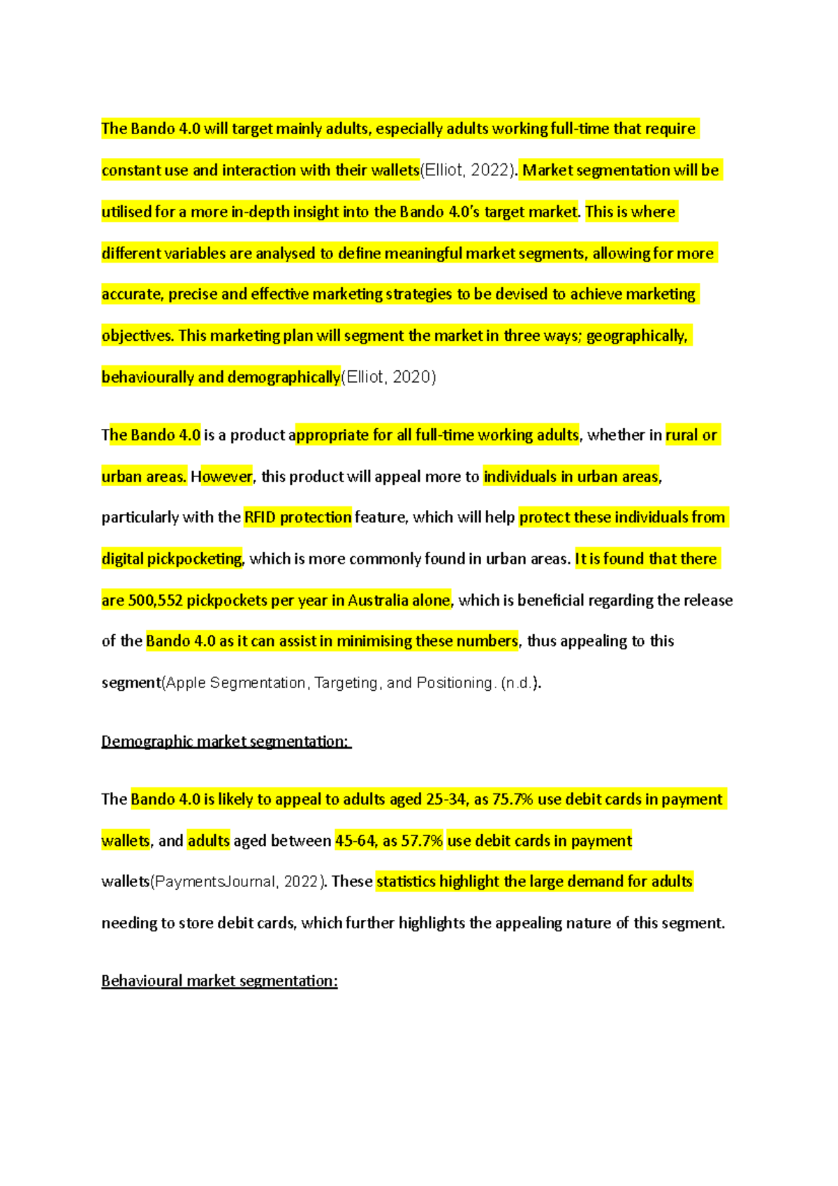 The Bando 4 - Great for Foundation - The Bando 4 will target mainly adults, especially adults ...