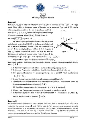 TP Pendule simple S1 - TRAVAUX PRATIQUES : Mécanique du point matériel ...