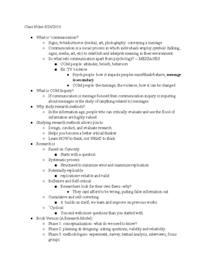 COM 240 Lecture 2 - Taught by Ryan Hurley - Lecture 2 Day #3 Rhetoric ...