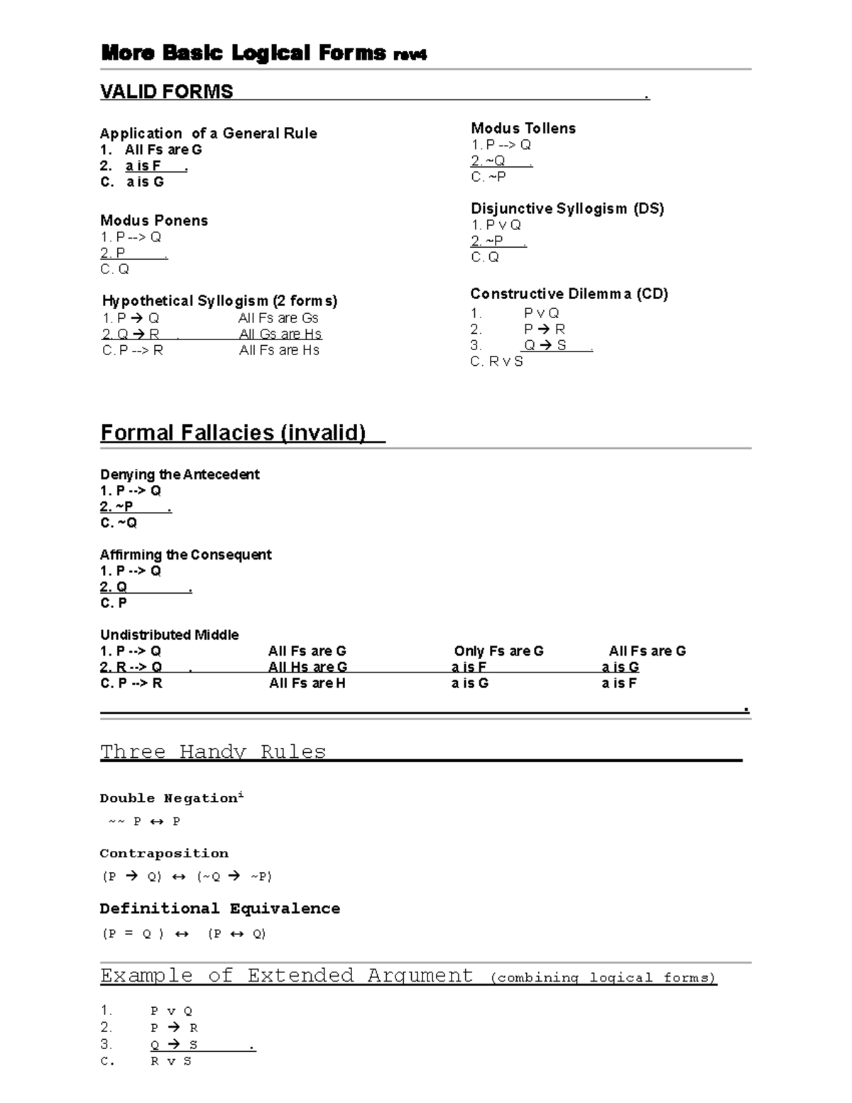 5-More Basic Logical Forms rev4(1) - More Basic Logical Forms rev VALID ...