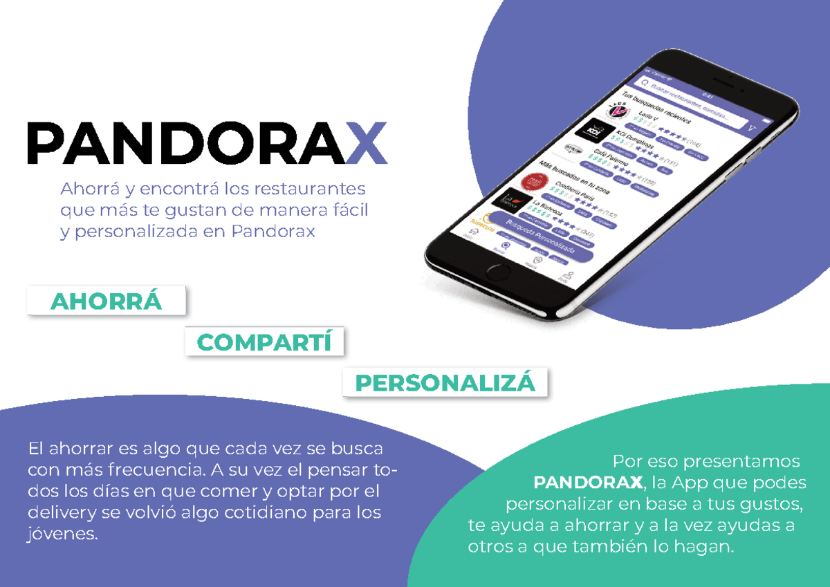 Pandorax Grupo 4- Informe - El ahorrar es algo que cada vez se busca con más f recuencia. A su ...