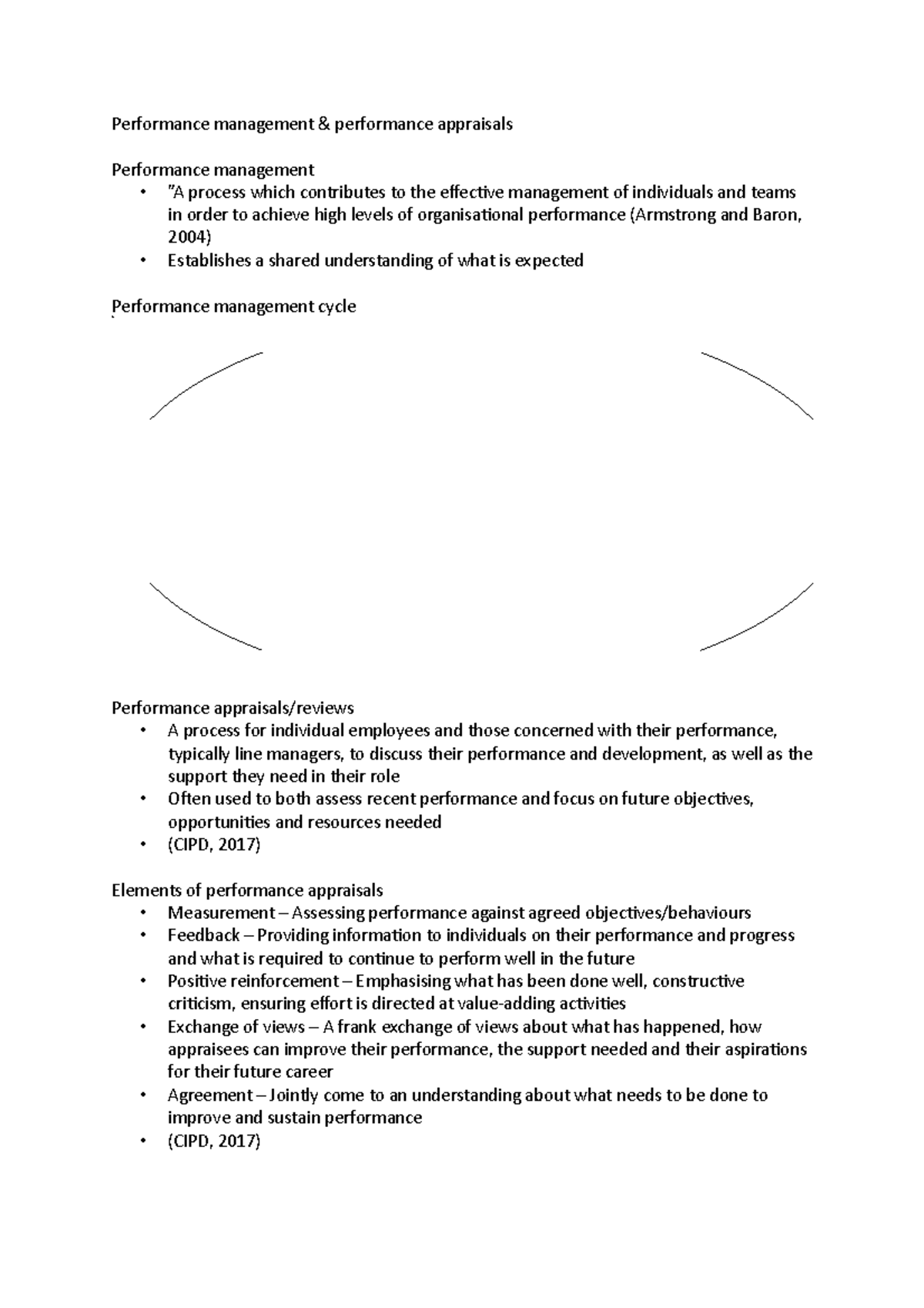 HRM2003 Exam Notes - Performance management performance appraisals ...