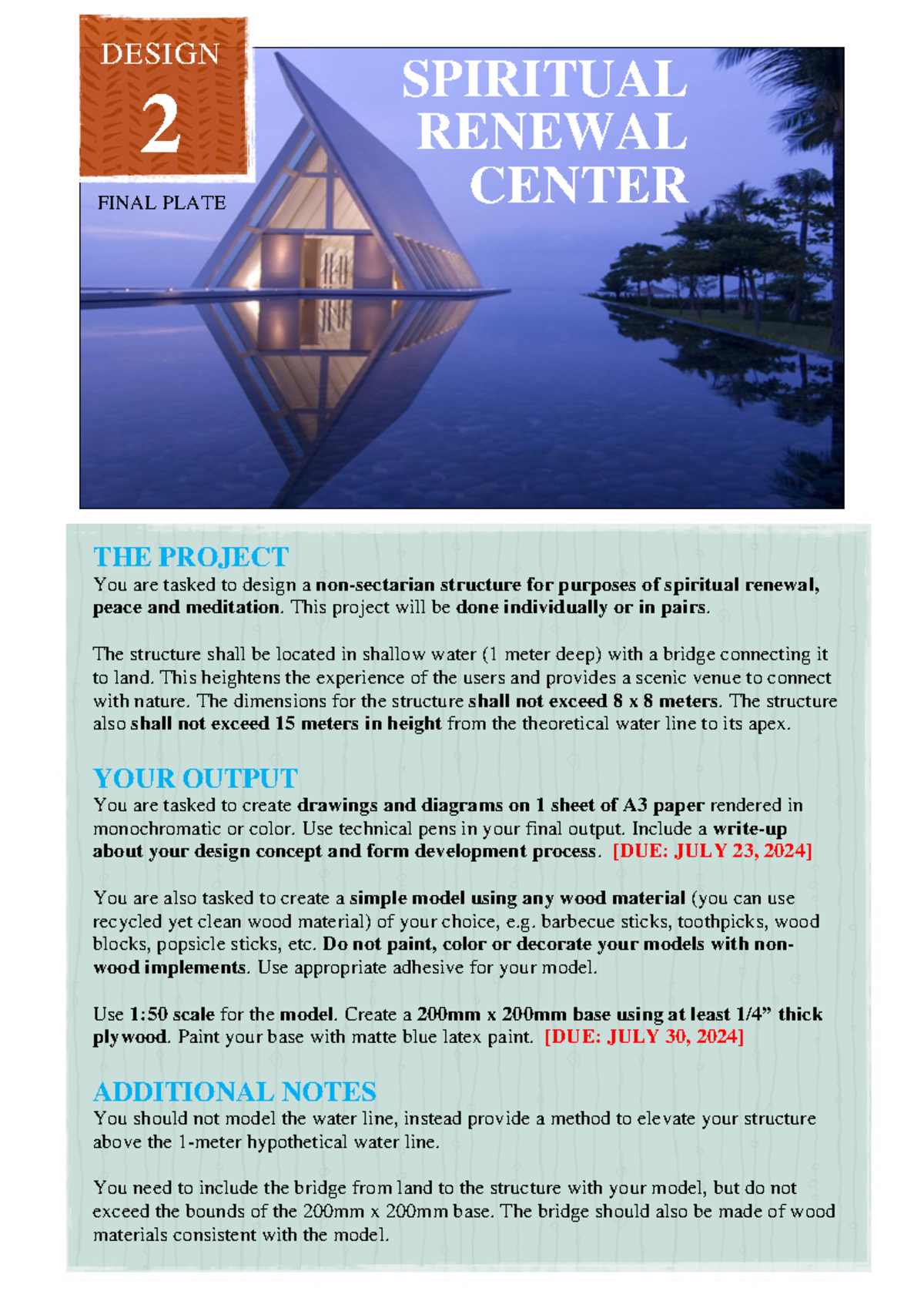 Final Plate - Spiritual Renewal Center - SPIRITUAL RENEWAL CENTER THE ...