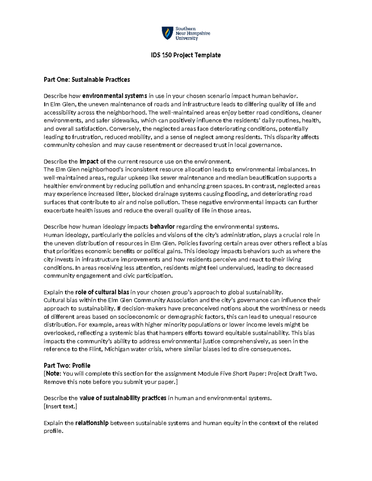 IDS150 Project Part 1 Module 3 - IDS 150 Project Template Part One ...