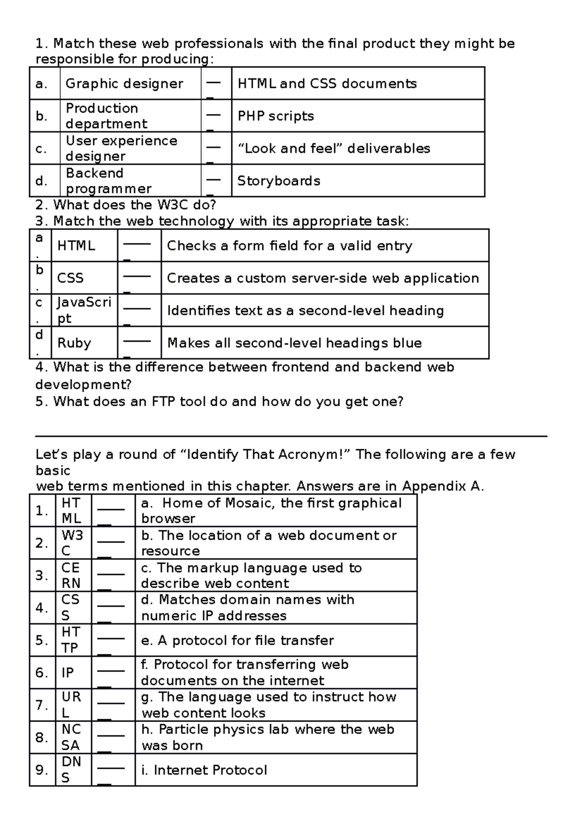 Web - Lecture notes 1 - COMM 472 - Studocu