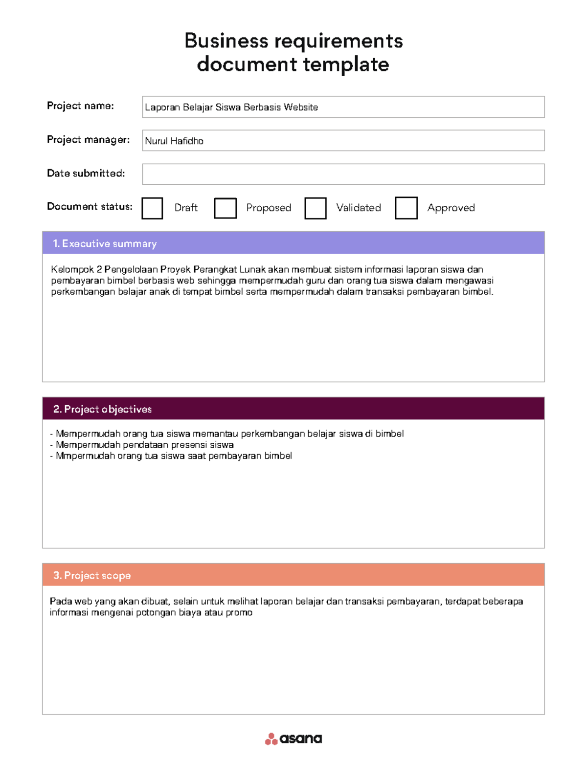 Business Requirements Document edit - Pengelolaan Proyek Perangkat ...