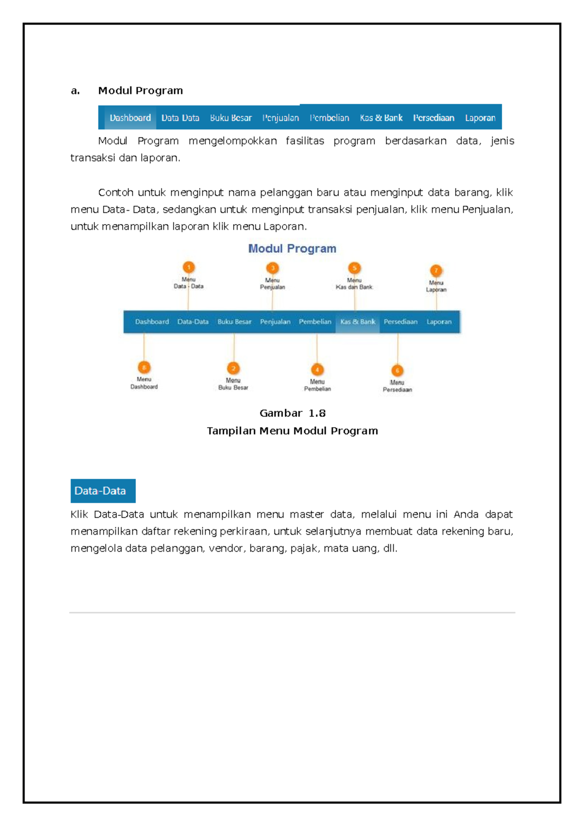 Zahir Accounting Versi 6 - PART 2 - a. Modul Program Modul Program ...