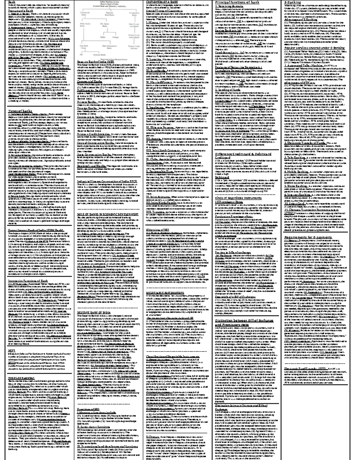 Banking bit - Bank Oxford Dictionary defines a bank as "an ...