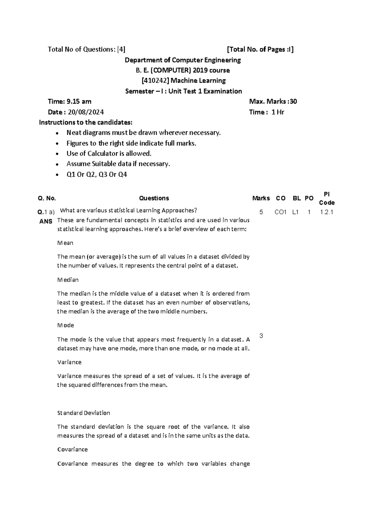 ML Notes - these are just topic wise questions that maybe helpfull for ...
