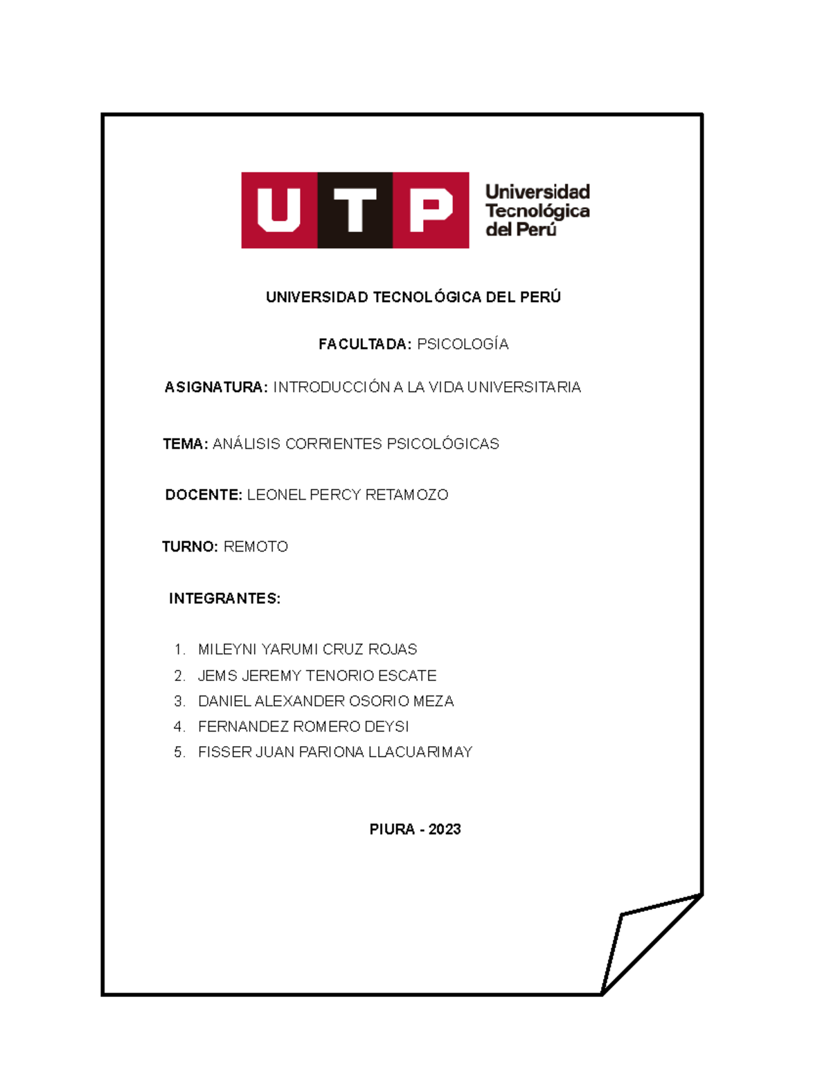 IVU Actividad 14 Jems Tenorio - UNIVERSIDAD TECNOLÓGICA DEL PERÚ ...