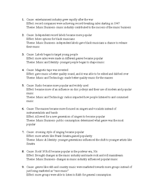 Gass Assignment 3 - Paper - Cause: Pop music becomes more involved with ...