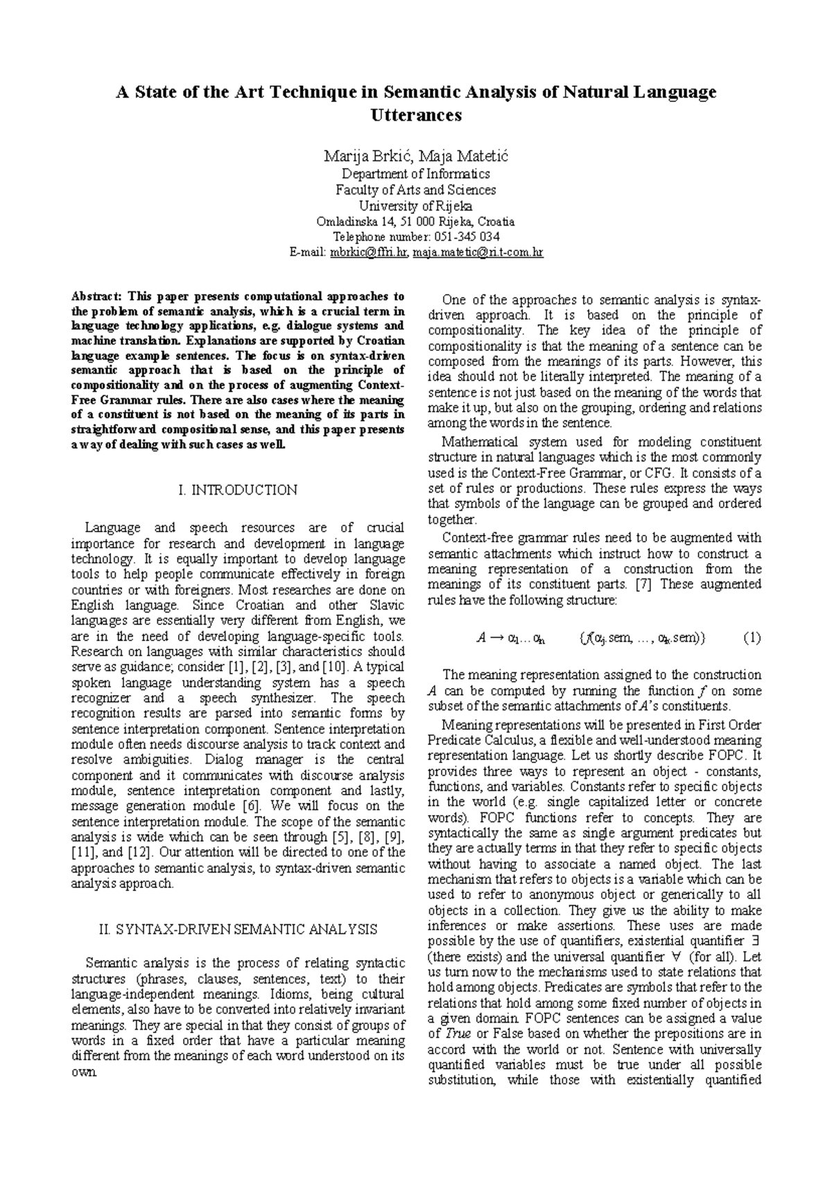 A State of the Art Technique in Semantic Analysis of Natural Language ...